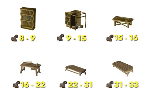 OSRS Construction Training Guide Leveling 1-99 Fastest XP Rates