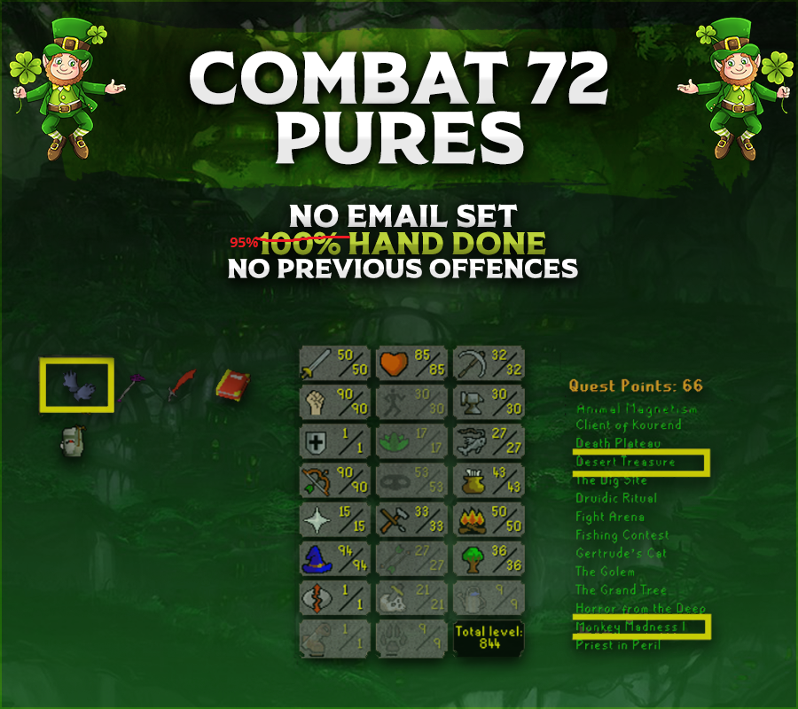 Buy Pure OSRS Accounts | Cheapest OSRS Accounts website in 2022