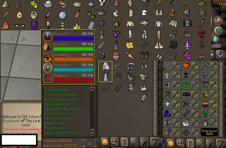 Buy OSRS Main Accounts with no email set | LuckyCharmGold